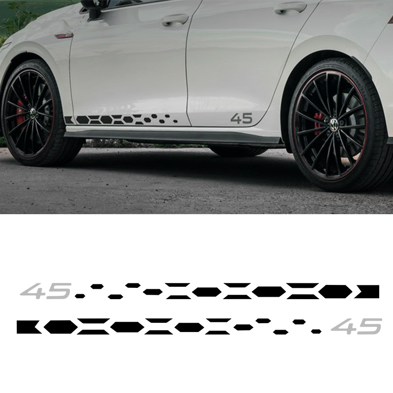 Car Door Body Side Decoration Strip Clubsport45 Sticker Trim for VW ...