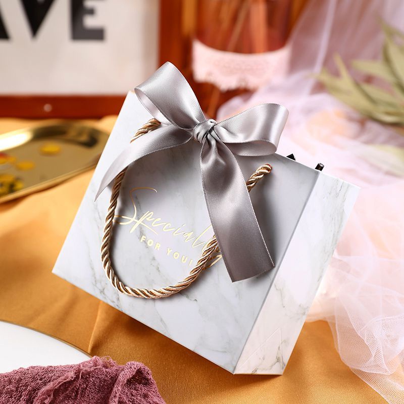 GIFTHUB | ROXEL BIG VIP Ribbon Bag Box With String Doorgift Kahwin ...