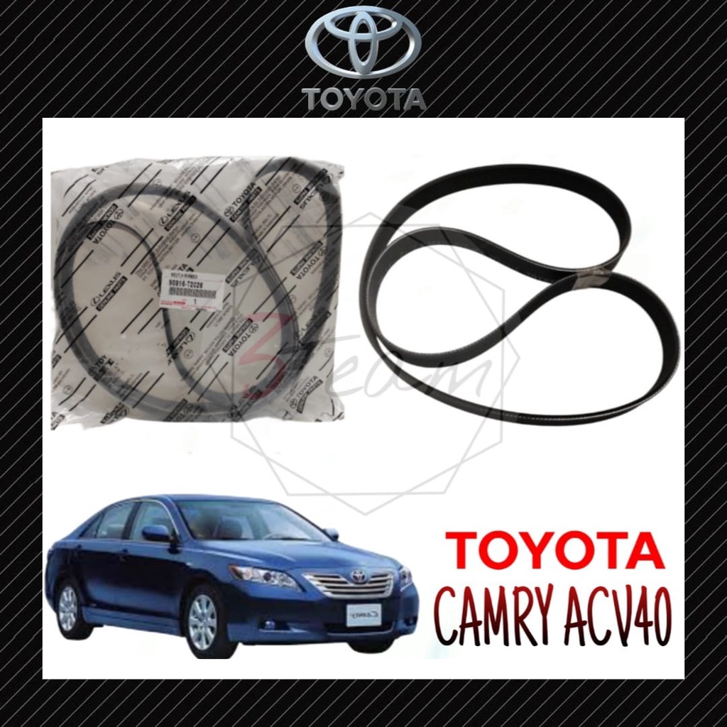ORI 100% FAN BELT 90916-T2026 FOR TOYOTA CAMRY ACV40,ACR50 | Shopee ...