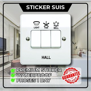 257pcs Sticker Suis Rumah, Stiker Suis Label , high quality, Plug ...