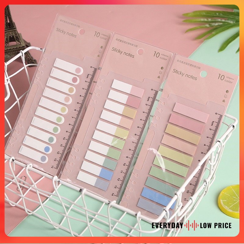 ELP Sticky Note Memo Pad Label Sticker Bookmarks Notepad Tag Stickers School Office Stationery ...