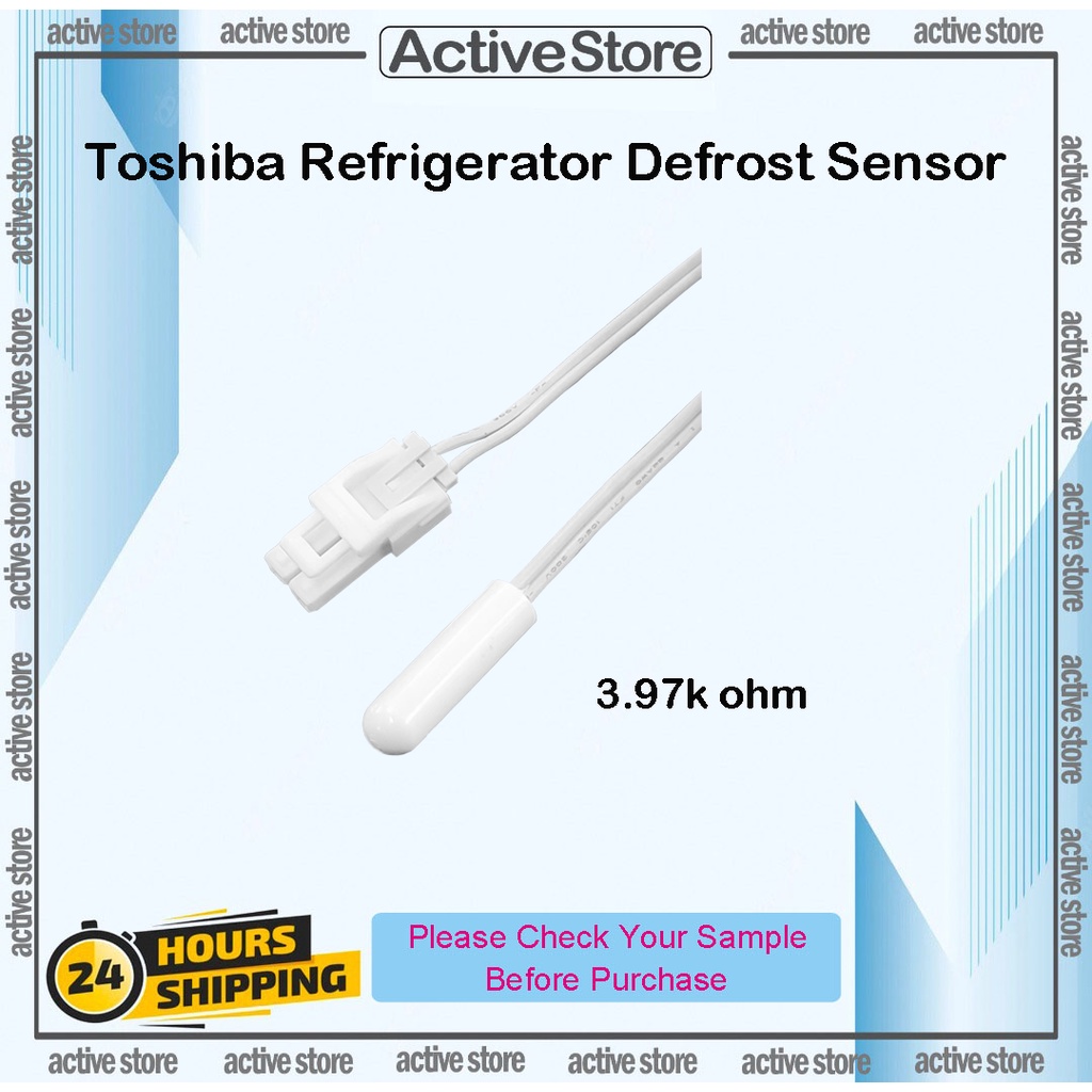 Toshiba Refrigerator Defrost Sensor 3.97k ohm | Shopee Malaysia