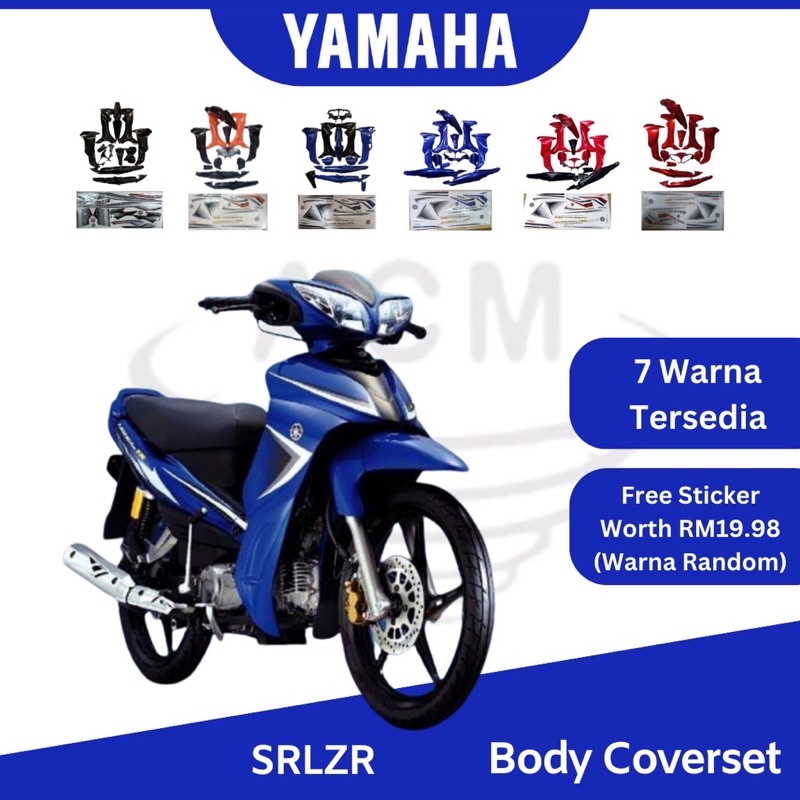 YAMAHA SRL ZR Lagenda Body Cover Set SRLZR Coverset Body Kit Color ...