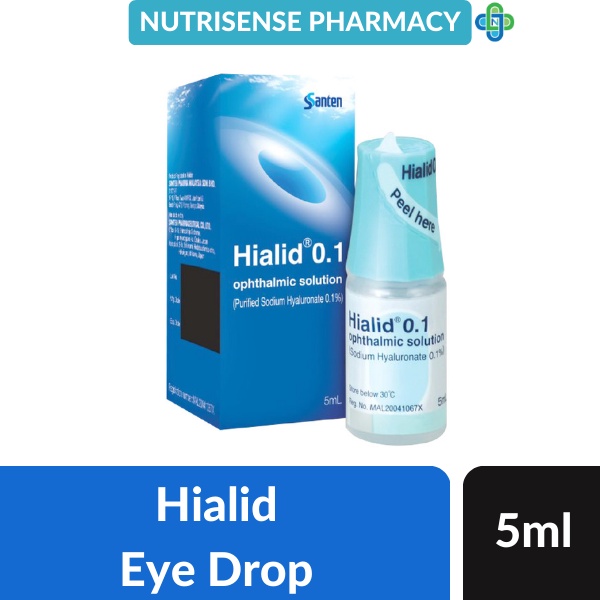 [exp 06/2026] HIALID 0.1 OPHTHALMIC SOLUTION (Sodium Hyaluronate 0.1% ...
