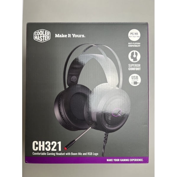 COOLER MASTER CH321 USB Gaming Headphones (used) | Shopee Malaysia