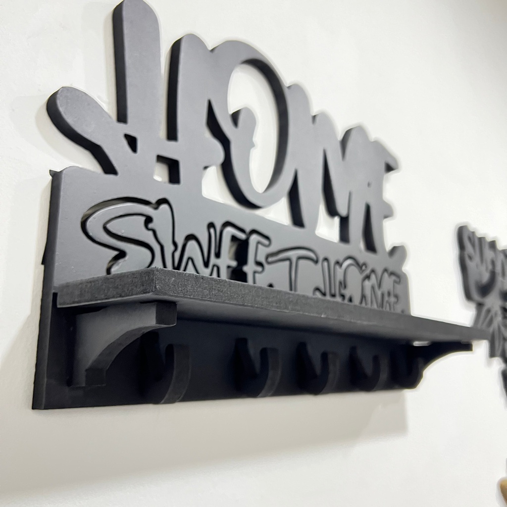 Dezayn Wooden Key Holder KEY-HM Home Decor Wall Mount Key Storage ...