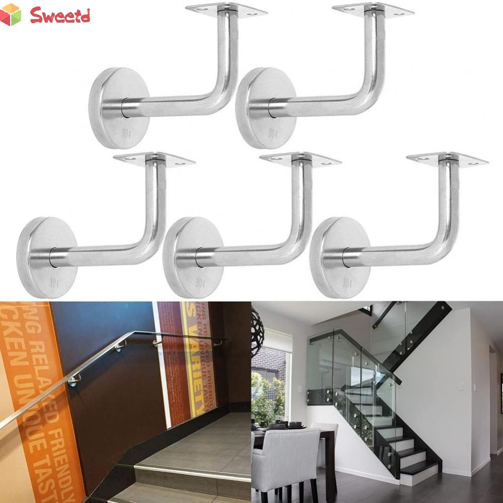 Handrail Brackets Stair Hand Rail Bannister Support Holder Strong 60 80 ...