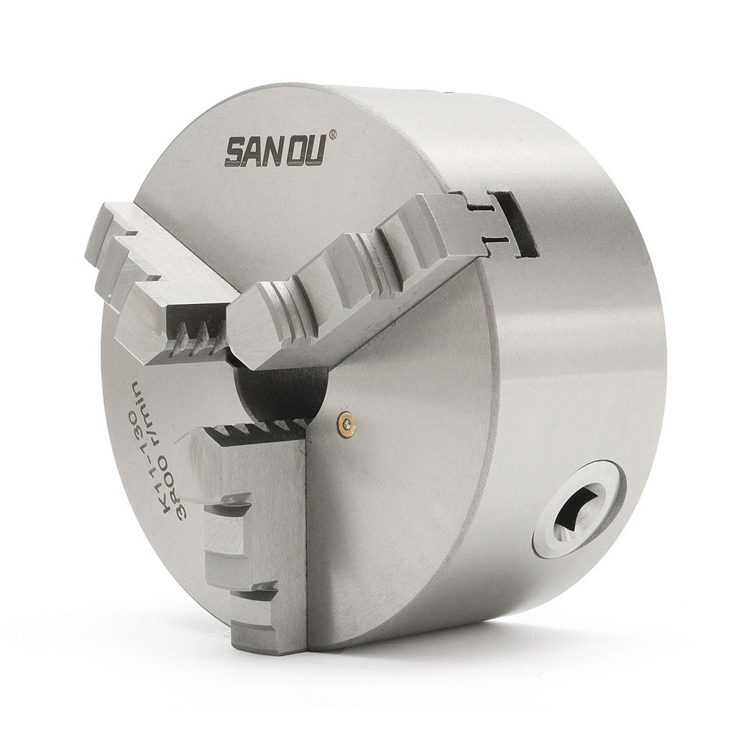 5 Inch 3 Jaw Self Centering SANOU K11-130 Positive and Negative Jaws ...