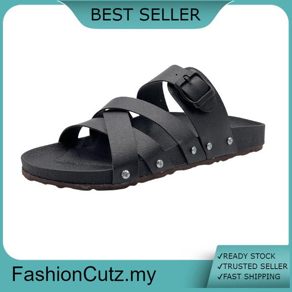 FashionCutz Women Slipper Flat Casual Slip-on Lady Sandals / Slipar ...