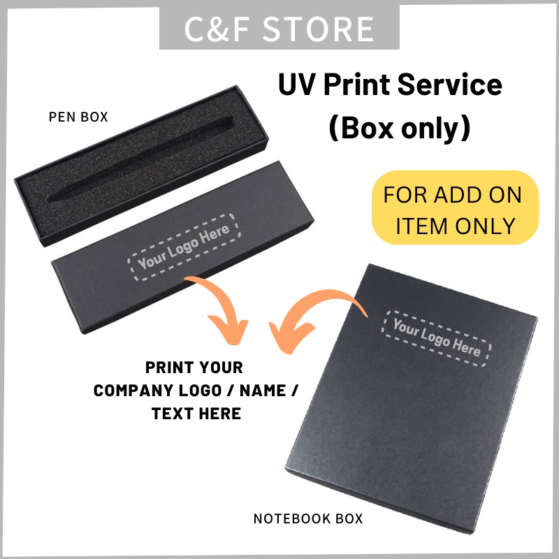 UV Print Pen Box Notebook Box Notebook Leather (Service only) | Shopee ...