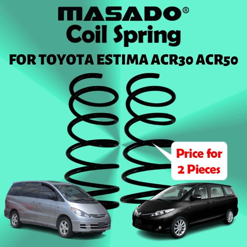 MASADO Toyota Estima ACR30 (2000-2005) ACR50 (2006-2020) Coil Spring ...