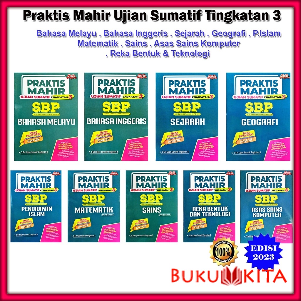 Buku Latihan : Praktis Mahir Ujian Sumatif SBP Tingkatan 3 - B.Melayu ...