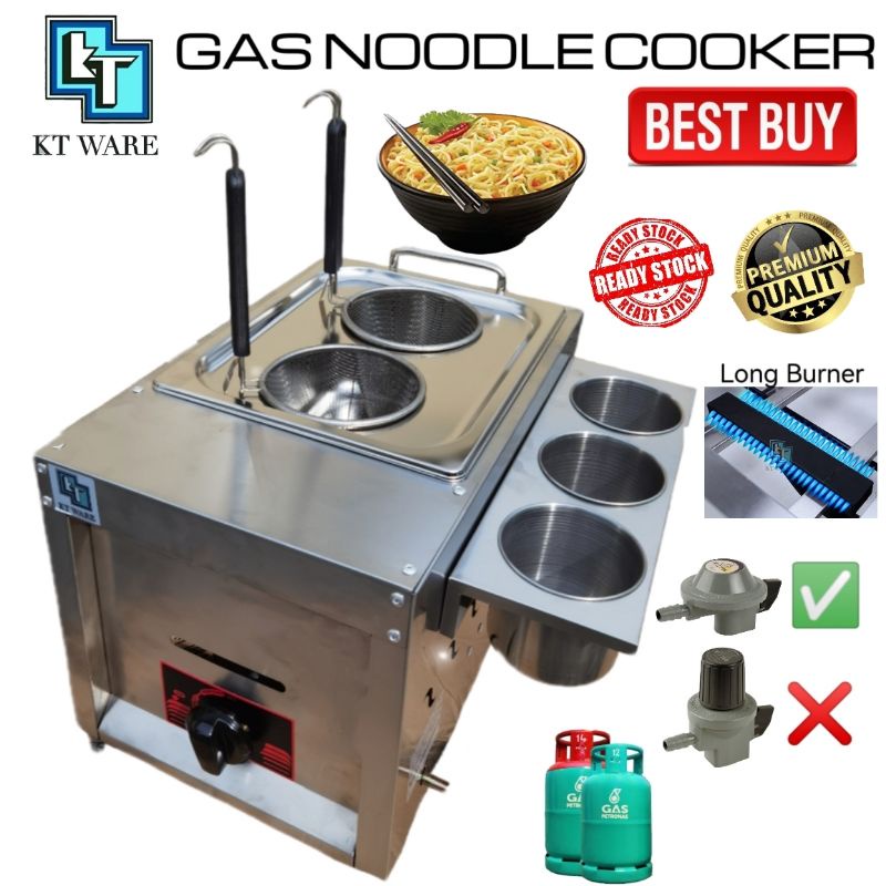 KT WARE 8L LPG Commercial Gas Noodle Cooker Stewed Ramen Oden Yong Tao ...