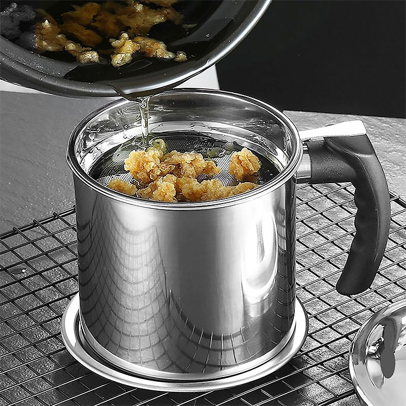 Storage Container Strainer Dispenser 304 Stainless Steel Can Large ...