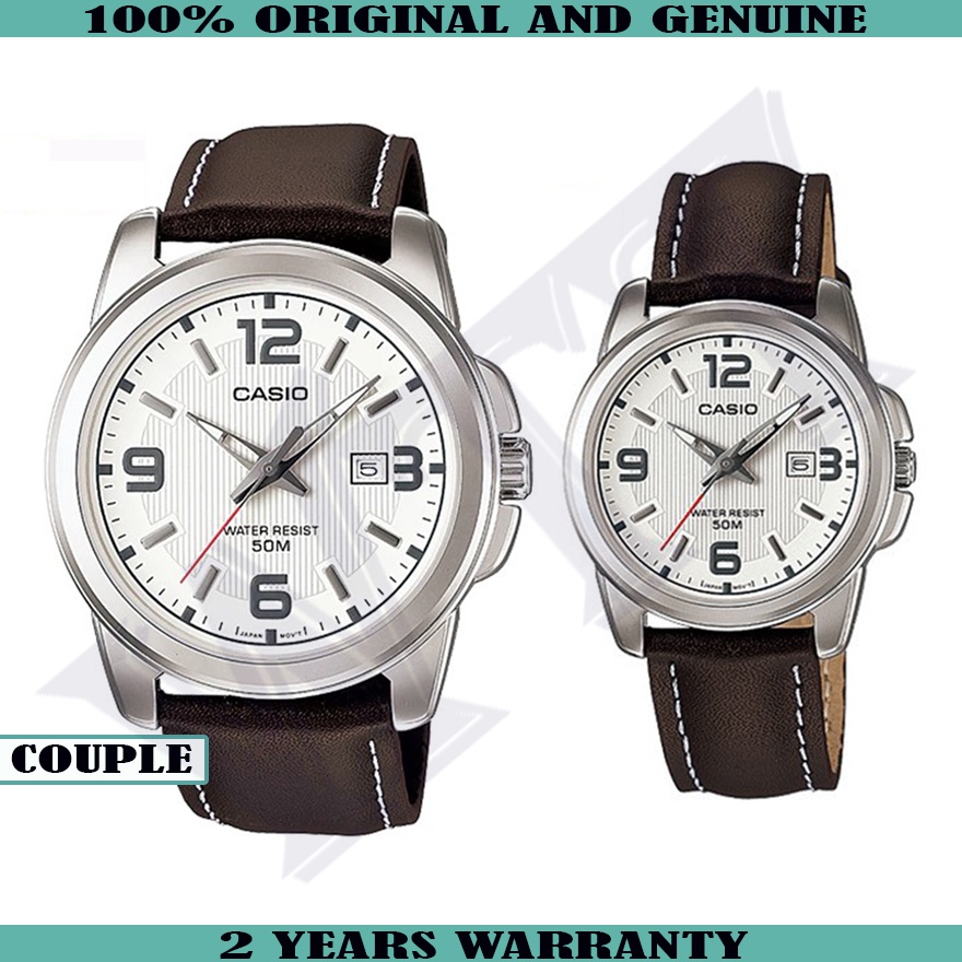 CASIO ORIGINAL MTP-1314L-7A & LTP-1314L-7A COUPLE WATCH JAM TANGAN PASANGAN CASIO WATCH FOR ...