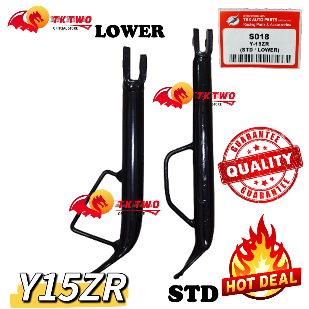 (S018) Tongkat Tepi Y15ZR Side Stand MODIFY LOWER / STANDARD YAMAHA ...