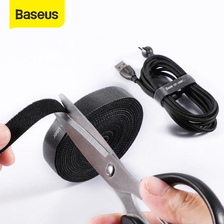 Baseus Cable Organizer Nylon USB Cord Wire Winder Clip HDMI Cable ...