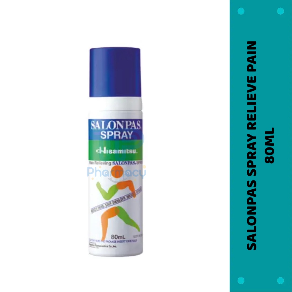 SALONPAS SPRAY 80ML FOR RELIEVE MUSCLE PAIN | Shopee Malaysia