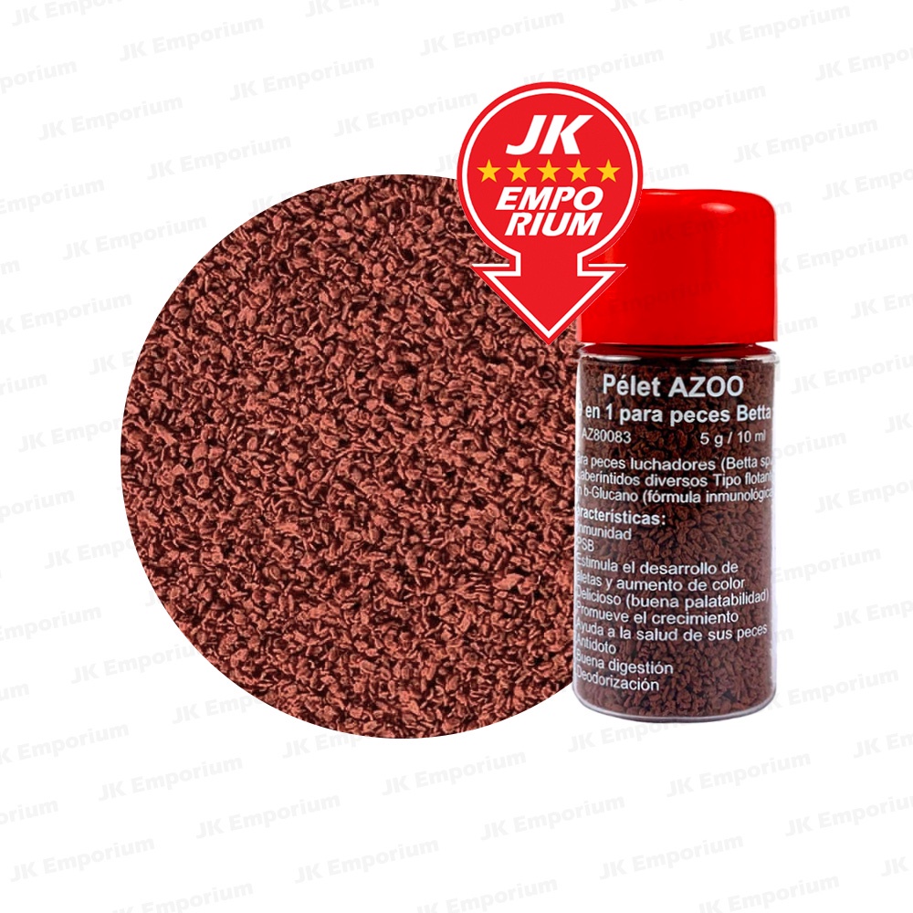 Azoo 9 In 1 Betta Pellet 10ml 5g Immunity Formula Enhance Color Fighter ...