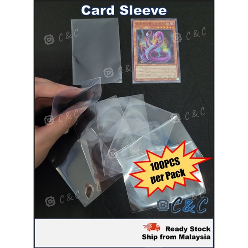 100PCS Card Sleeve card protector inner sleeve TCG pokemon yugioh ...