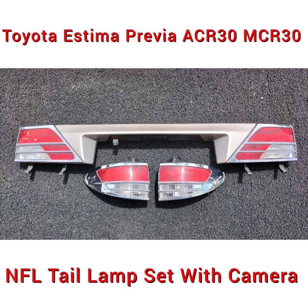🇯🇵🇯🇵 Toyota Estima Previa ACR30 MCR30 NFL Tail Lamp Set ( Chrome ...