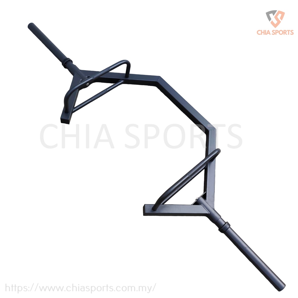 2.2m Open Trap Bar 5cm Olympic Hex Barbell Hexagonal Farmer Walk ...