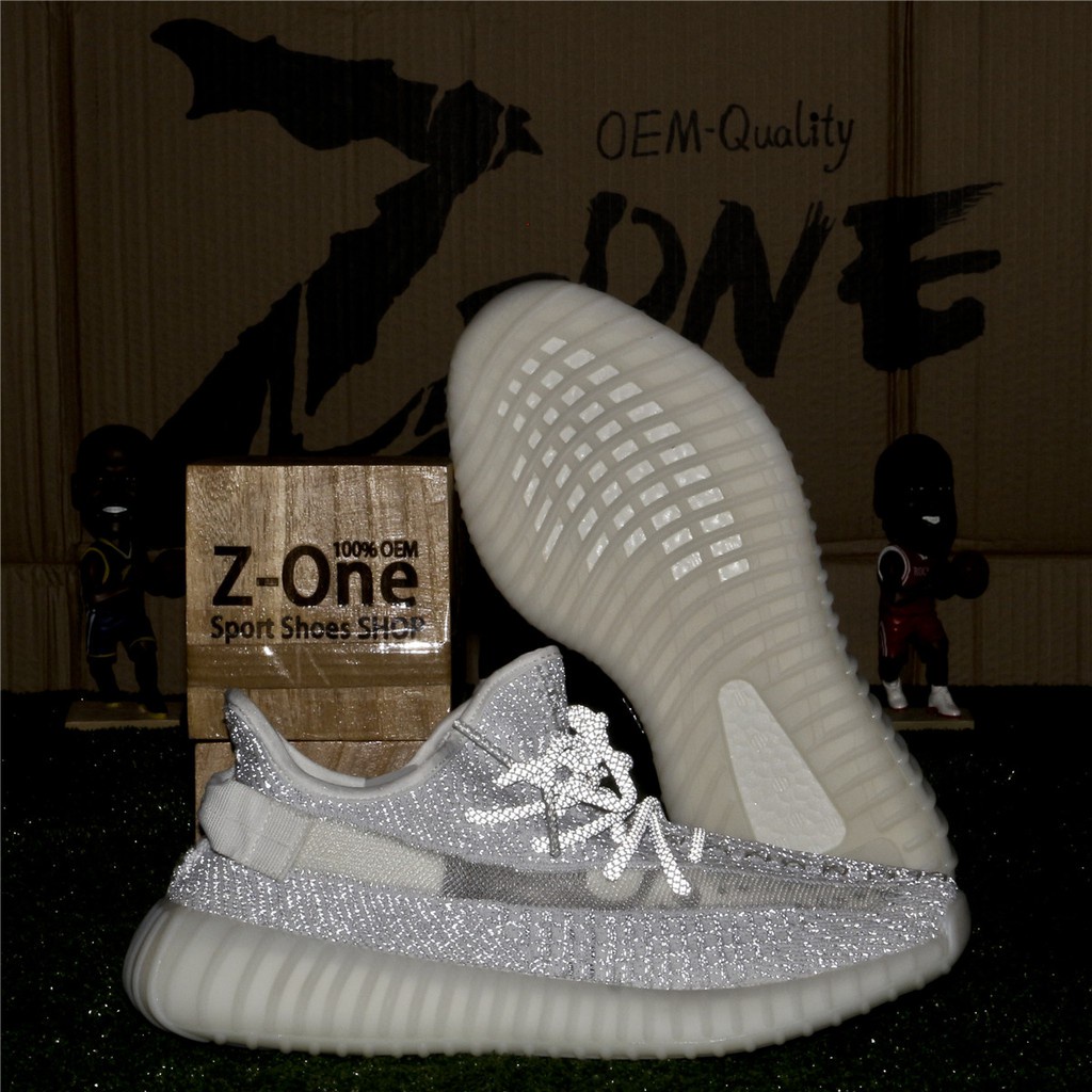 Adidas YEEZY BOOST 350 Running Shoes for men Kumikislap Reflective SWX1 ...