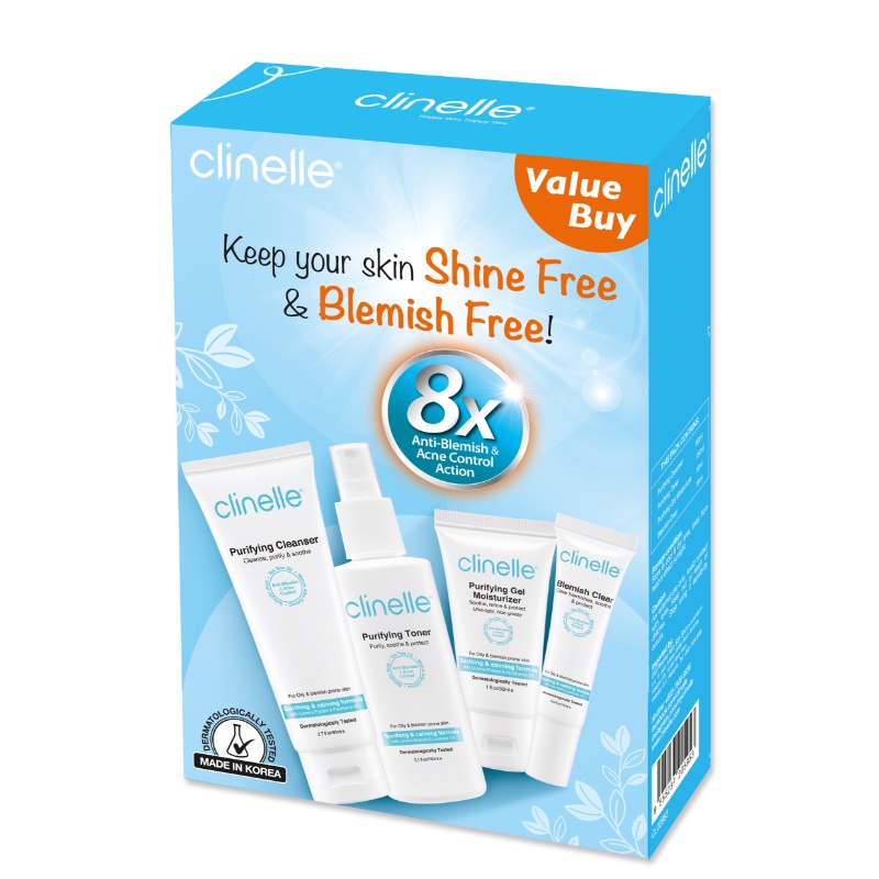 Clinelle Blemish Free Pack HTM Pharmacy | Shopee Malaysia