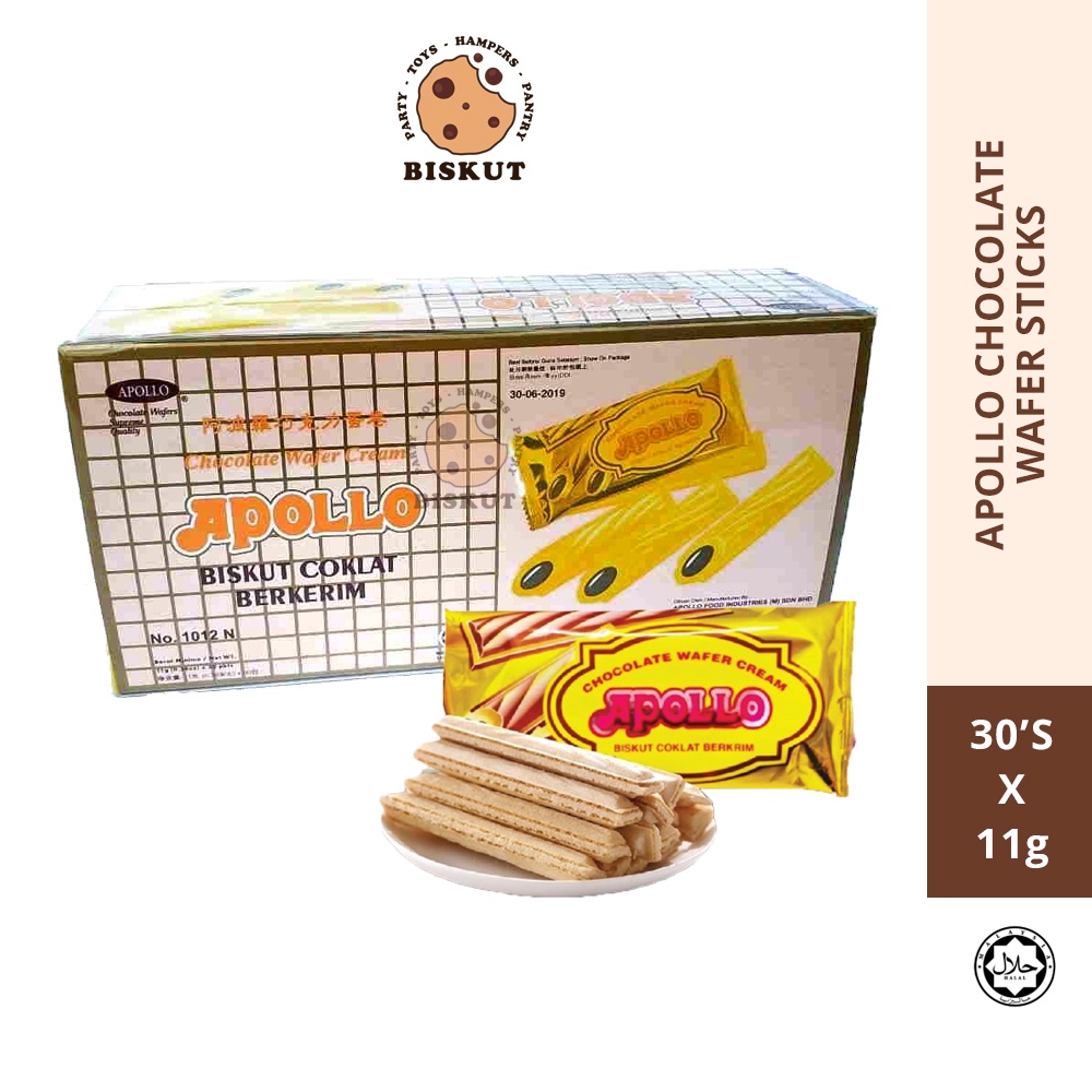 [APOLLO] Apollo Wafer Stick 30'sx11g /Apollo Chocolate Stick/ Apollo ...