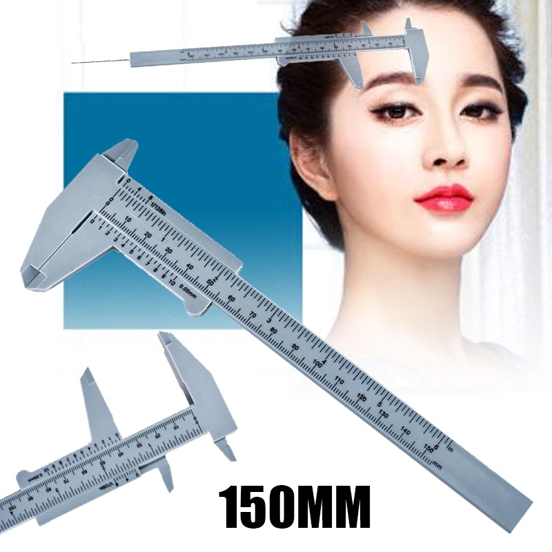 Plastic Microblading Eyebrow Measuring Gauge Ruler Caliper Brow Tattoo ...