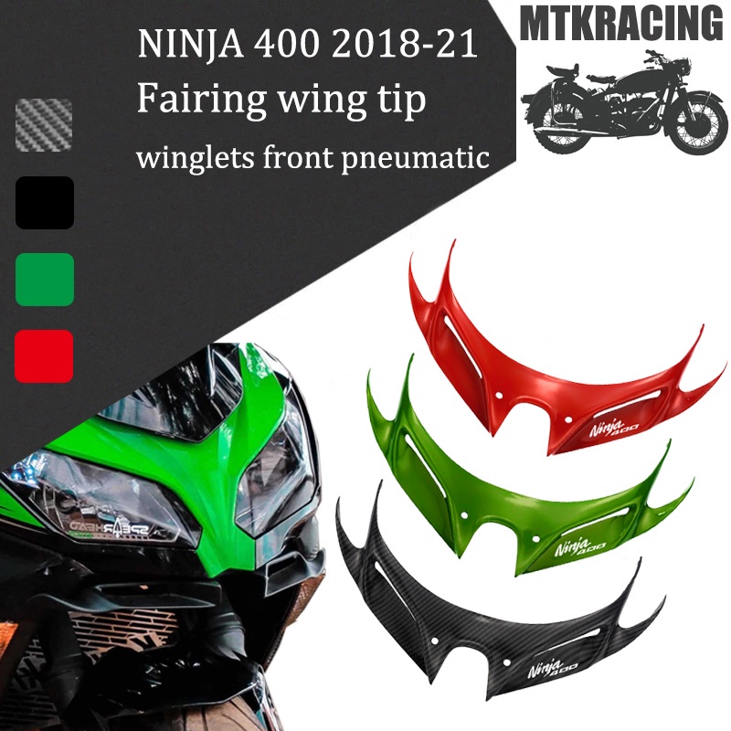 MTKRACING For Ninja 400 250 NINJA400 NINJA250 18 19 Winglets Front ...