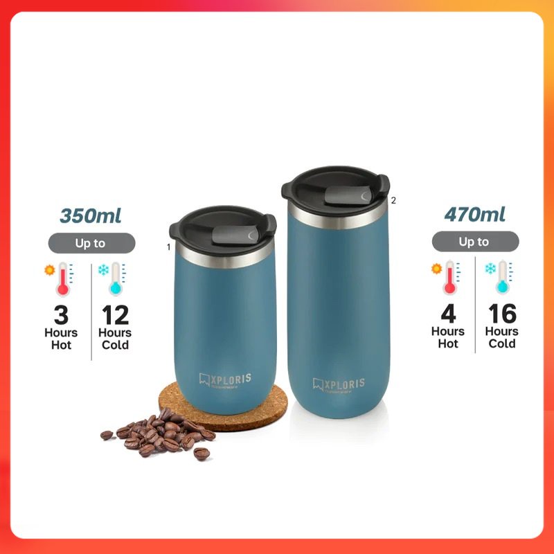 Xploris 350ml 470ml Thermal Tumbler Christmas Exchange Gift Hadiah ...