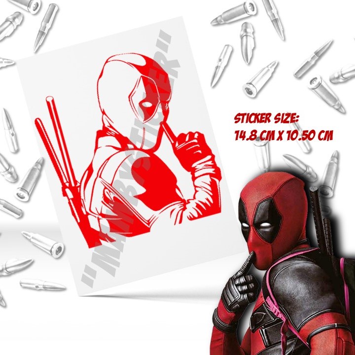 Car Sticker/Deadpool Collection PT01/Size A6/Ready Stock(FREE GIFT ...