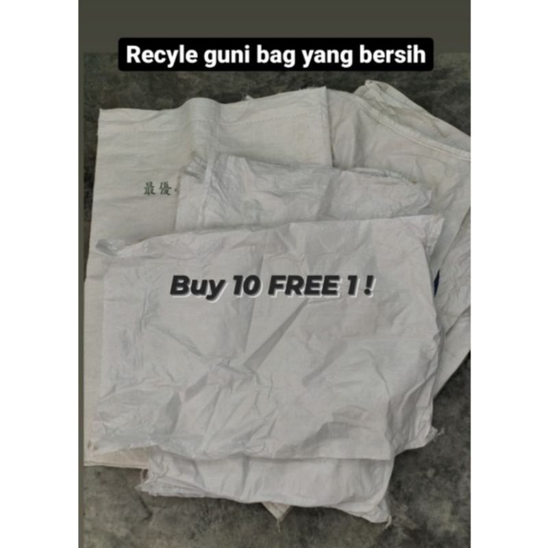Beg guni besar recycle Funny sack woven recycle bag 8kg/10kg/20kg/25kg ...