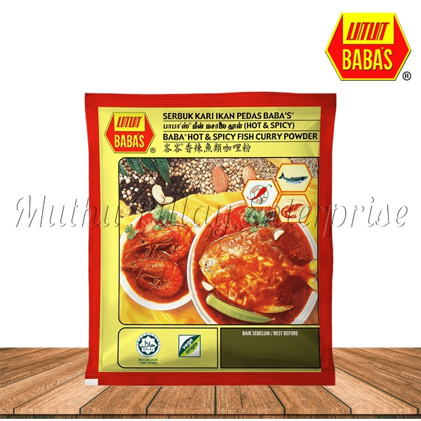 BABA'S HOT & SPICY FISH CURRY POWDER 250G | Shopee Malaysia