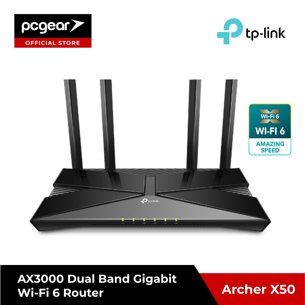 TP-Link Archer AX50 AX3000 Dual Band Gigabit Wi-Fi 6 Router | Shopee ...