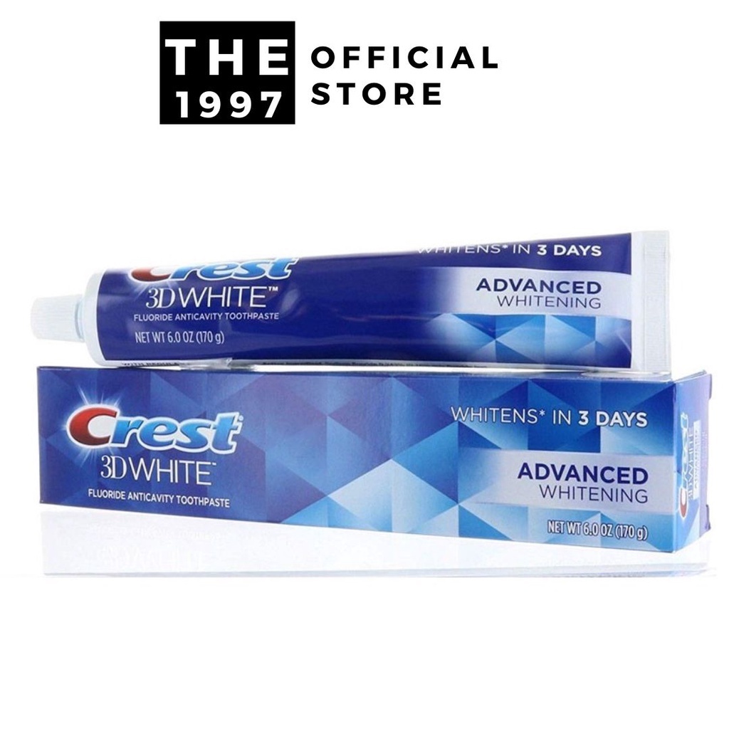 Crest 3D White ADVANCED WHITENING Toothpaste 147G USA (New Model) | Shopee Malaysia