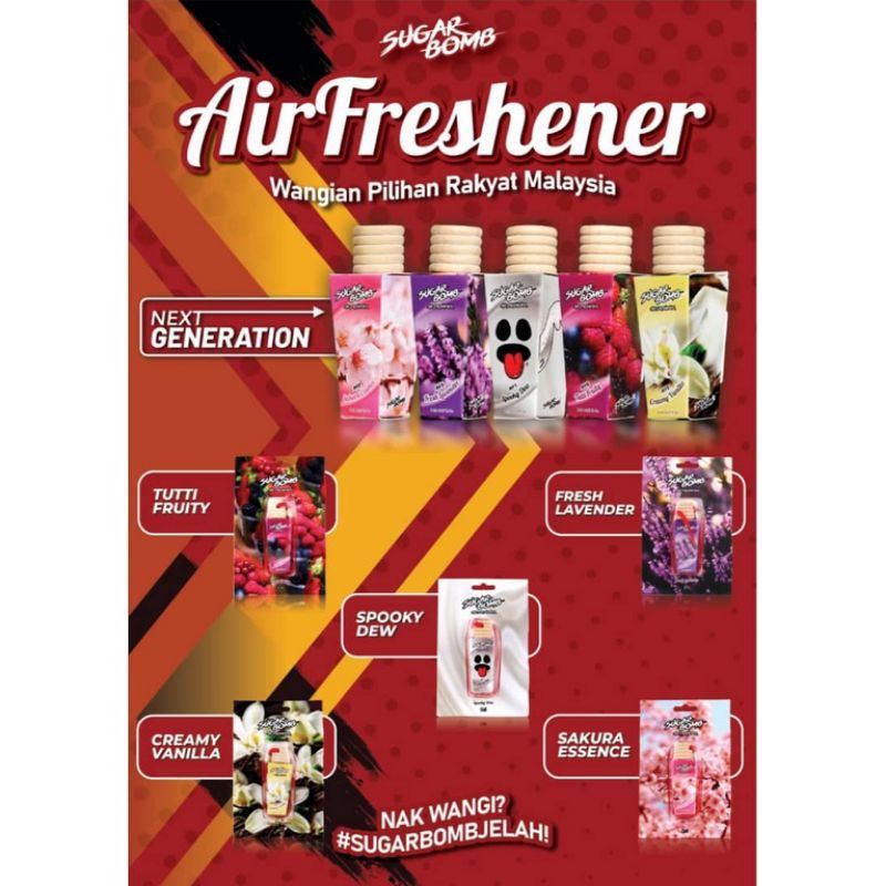 Af Car perfume - air freshener / indoor sugarbomb (original) | Shopee ...