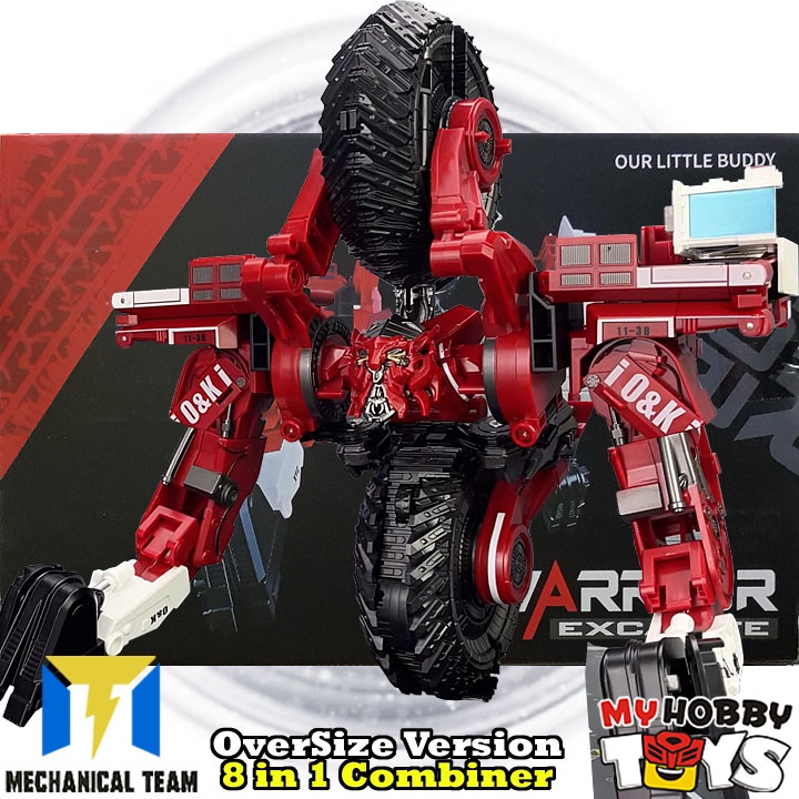 Mechanical Team Transformable Robot - MT08 Excavate Warrior KO Oversize ...
