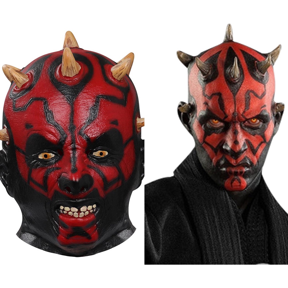 Zedecow Darth Maul Cosplay Masks Halloween Darth Maul Headgear Party ...