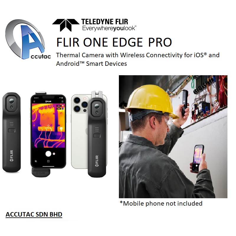 FLIR ONE Edge Pro, Thermal Camera with Wireless Connectivity for iOS ...