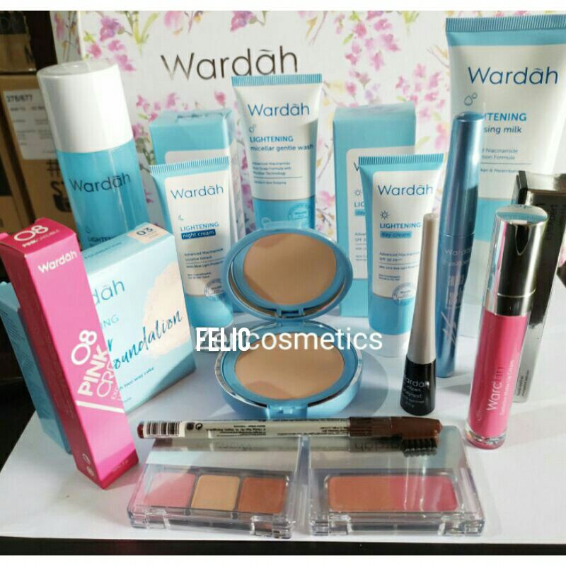 Wardah Package (FREE SERUM) EXCLUSIVE/MAKE UP Package/Delivery Package ...