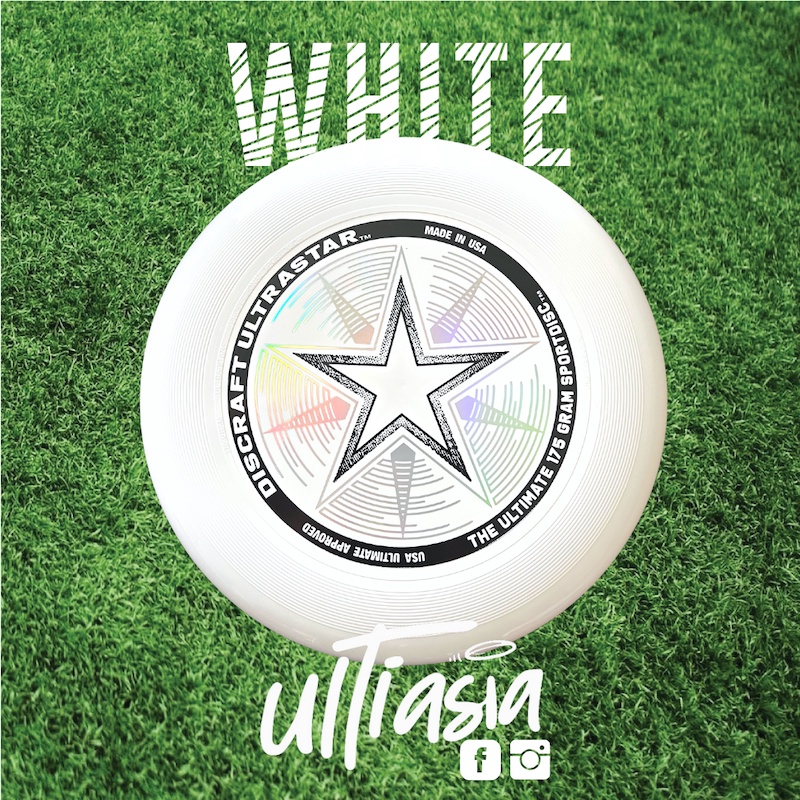 DISCRAFT UltraStar 175g White Ultimate Frisbee USA | Shopee Malaysia