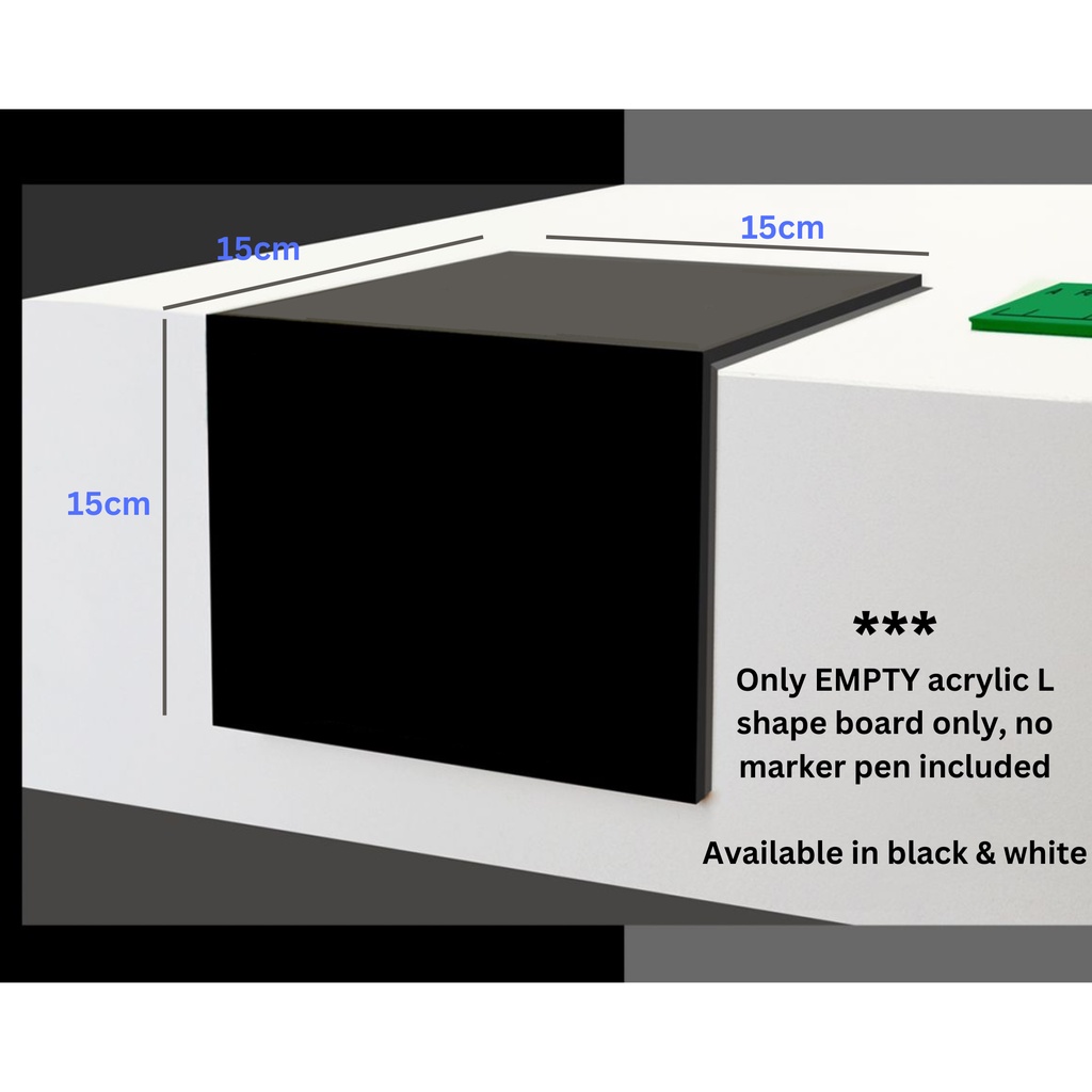 EMPTY L shape acrylic panel for counter use | Shopee Malaysia