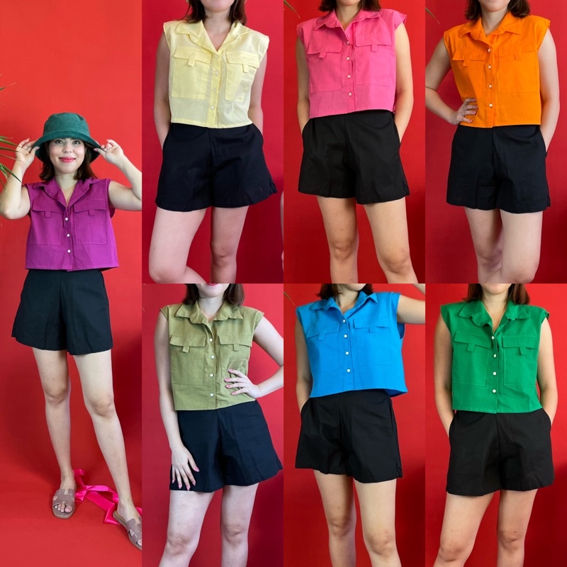 Utility Top and Short Coords (BASTI) | Shopee Malaysia