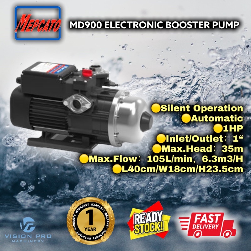 Mepcato MD900 Electronic Booster Pump | Shopee Malaysia