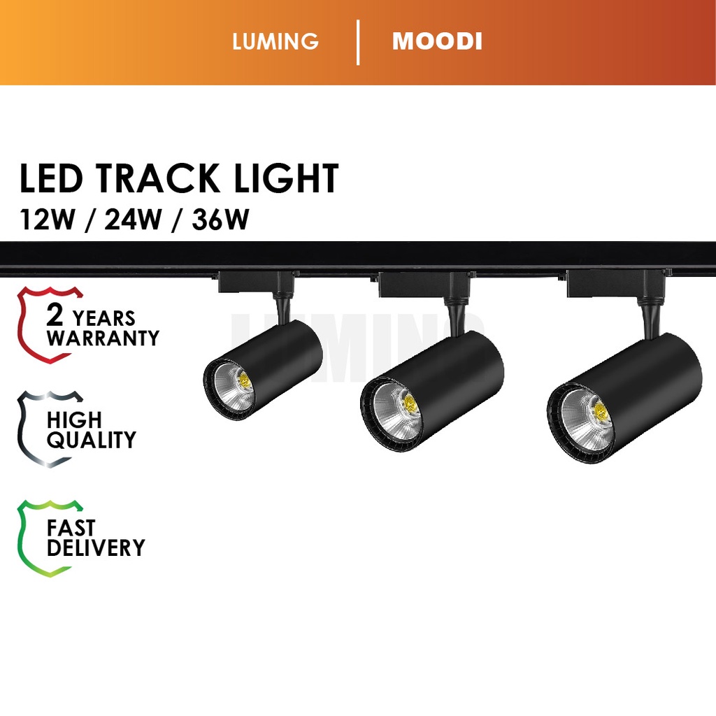 LMG_LED Track Light 12W 24W 36W COB Spotlight Ceiling Lighting ...