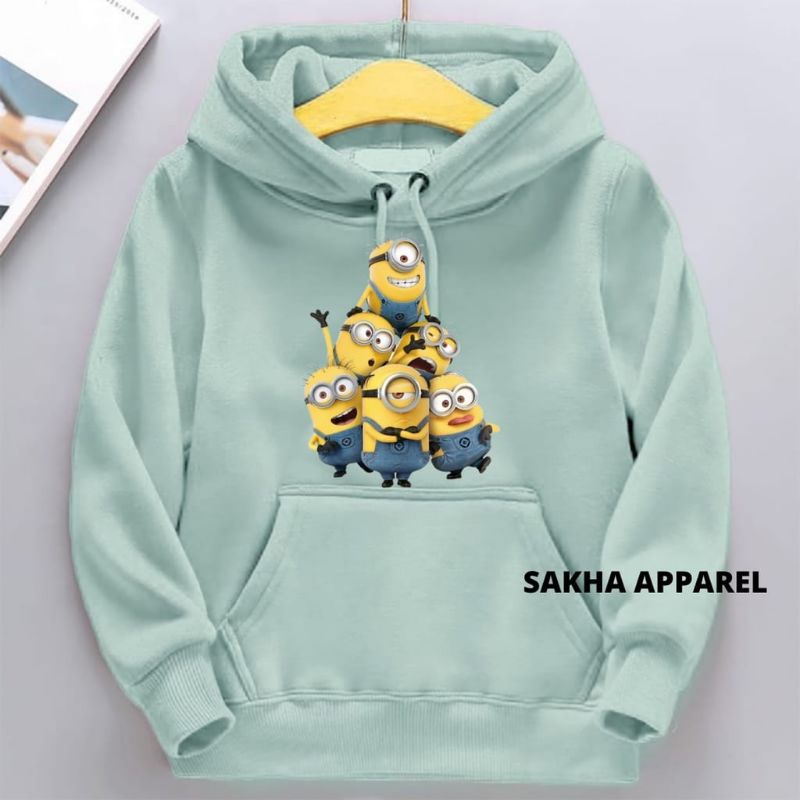 Sweater HOODIE Children Ages 1-12 Years MINION MOTIF Jacket | Shopee ...