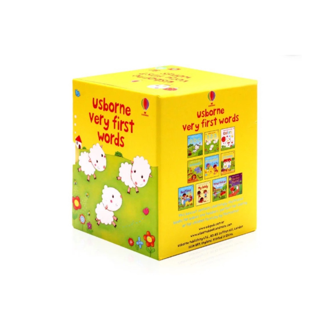 Usborne My First Word Book 10 little books vocabulary toddler reading ...