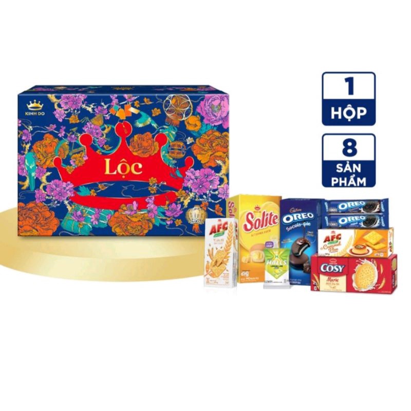 Gift box CNY of kinh Do Loc candy with all flavors 1081g | Shopee Malaysia